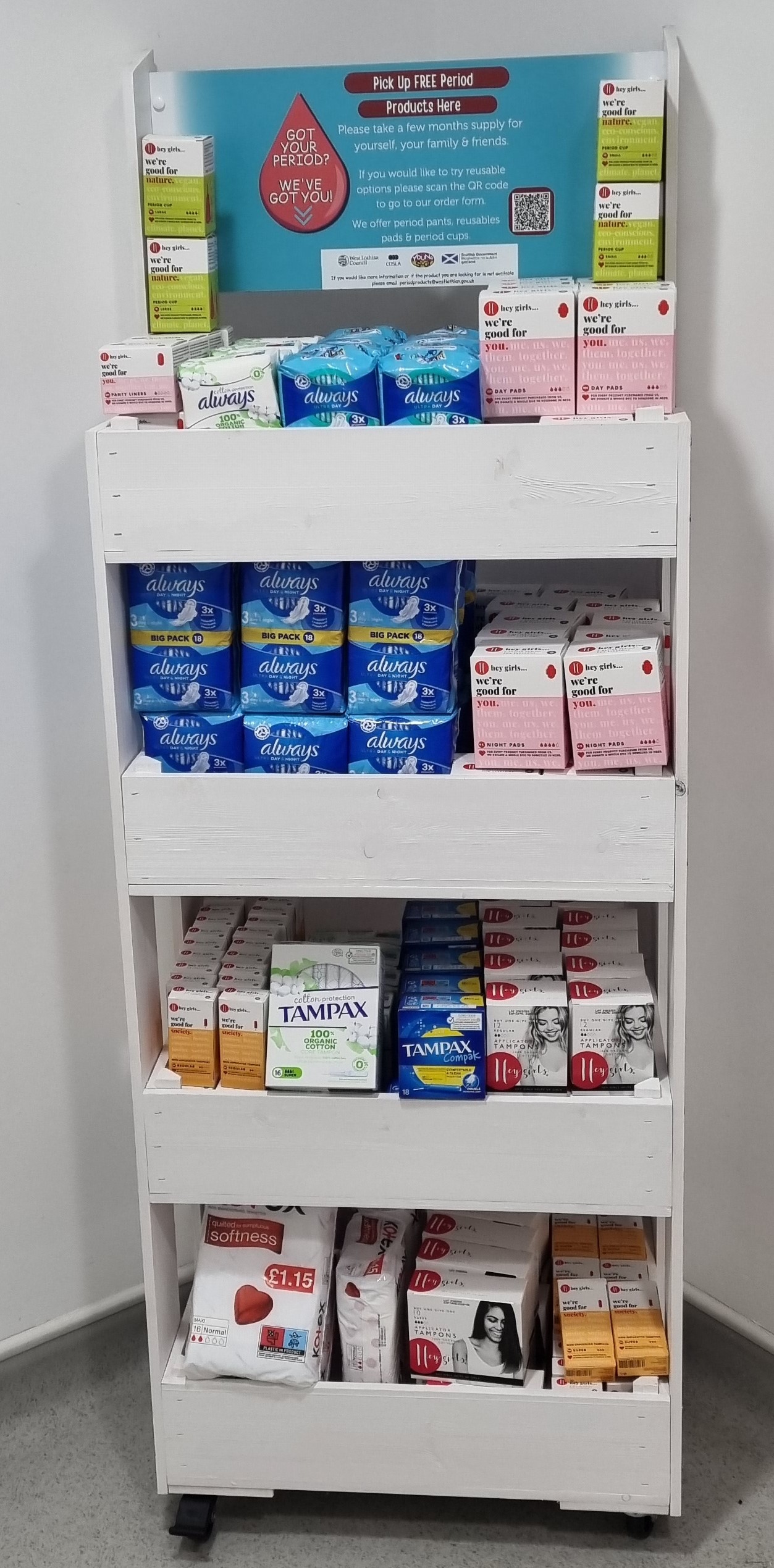 Period Products Order Form - Community Access